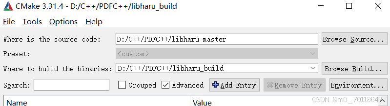 win10+VS2022+cmake，安装zlib，libpng，libharu库_zlib cmake-CSDN博客