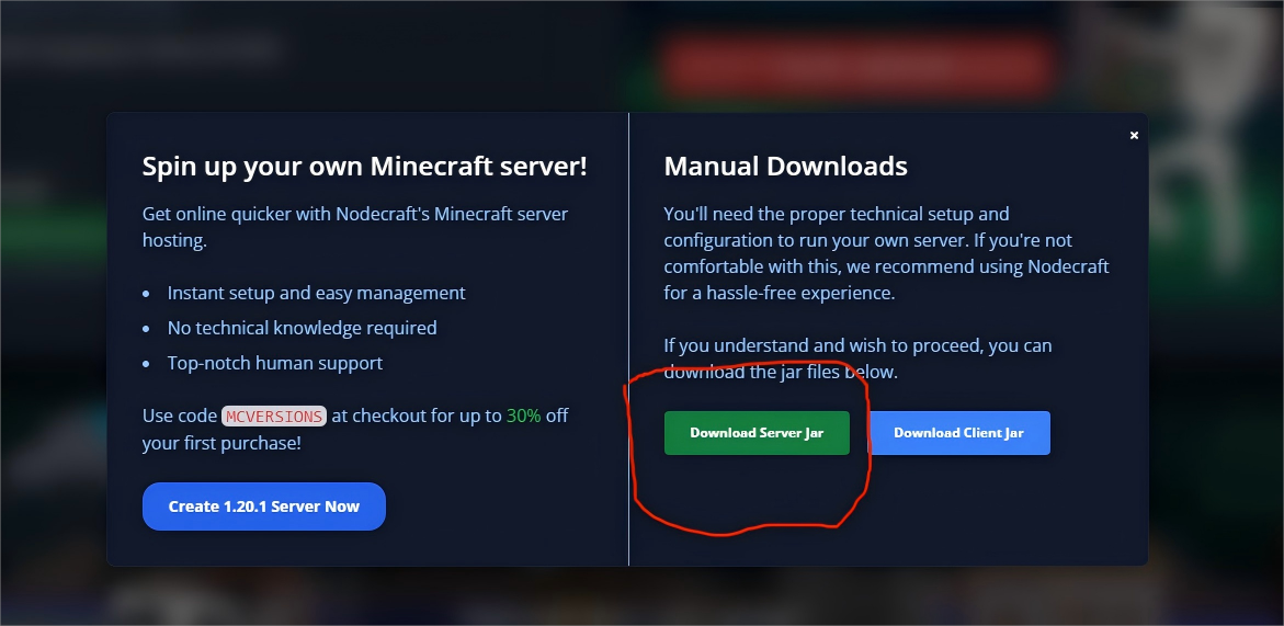 如何自己创建一个MCJava原版服务器？【免费创建！】_怎么创建javamc服务器-CSDN博客