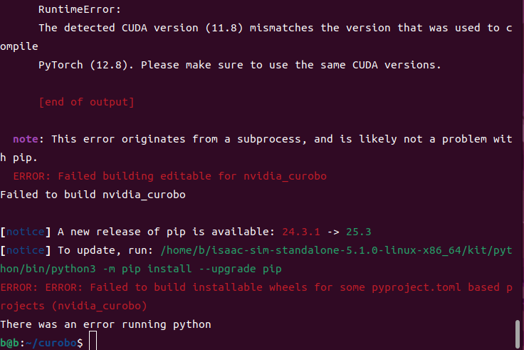 curobo：安装Install for use in Isaac Sim4.0下载cuda11.8_isaacsim cuda-CSDN博客
