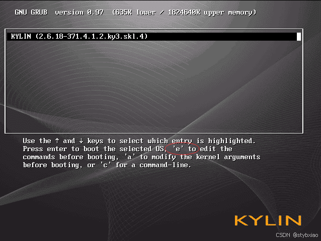 KylinSec各版本进单用户和救援模式方法，以及忘记root密码如何修改root密码。_kylin进入单用户模式-CSDN博客