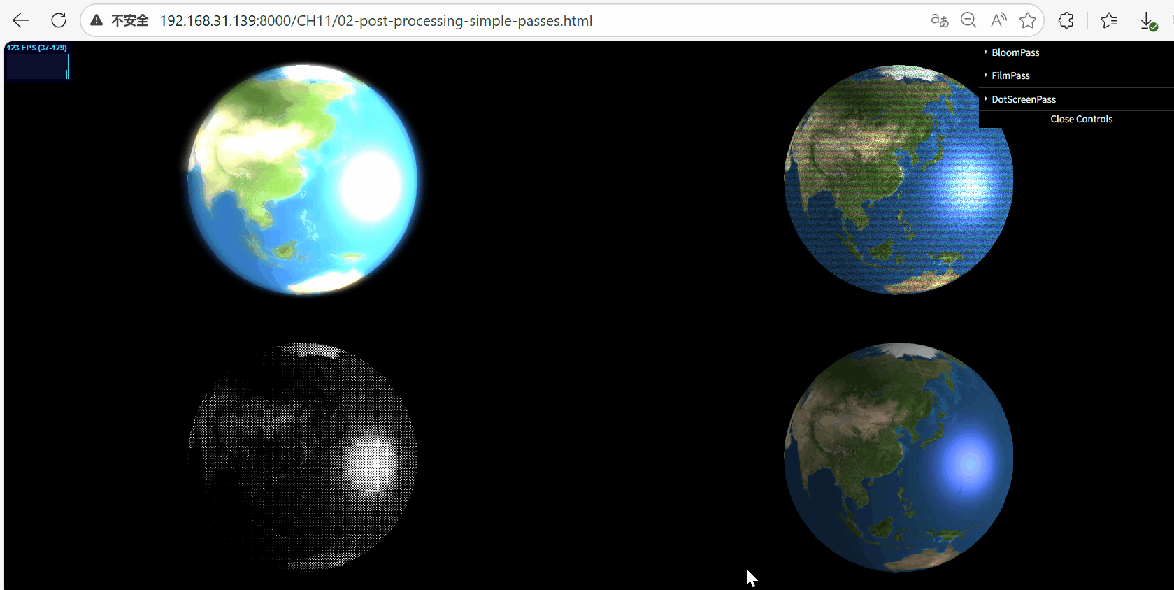 【小沐杂货铺】基于Three.JS绘制三维数字地球Earth（GIS 、WebGL、vue、react，提供全部源代码）_threejs 地球-CSDN博客