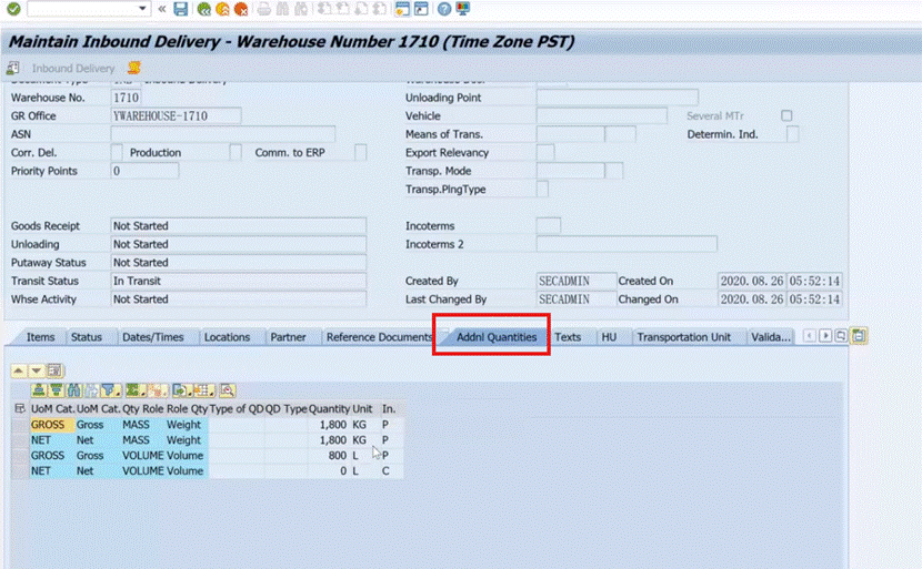 SAP EWM学习笔记之EWM里面的INBOUND DELIVERY_sap 中inbound delivery表中哪个是shipment ...