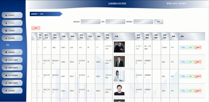 计算机毕业设计springboot远程就医问诊系统 基于springboot的互联网医院在线诊疗平台 Springboot架构下的智慧云诊室管理系统 Csdn博客