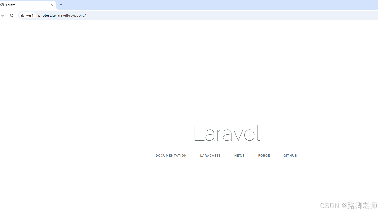 入门PHP就来我这（高级）36~ 玩玩 Laravel（结束）_phpstudy laravel-CSDN博客