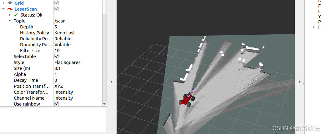 【ROS2深度RGBD相机点云仿造2D激光雷达】sensor_msgs/msg/PointCloud2转sensor_msgs/msg ...