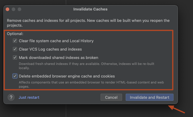 Mac中Idea写代码突然出现String标红，Import类也标红_idea string爆红-CSDN博客