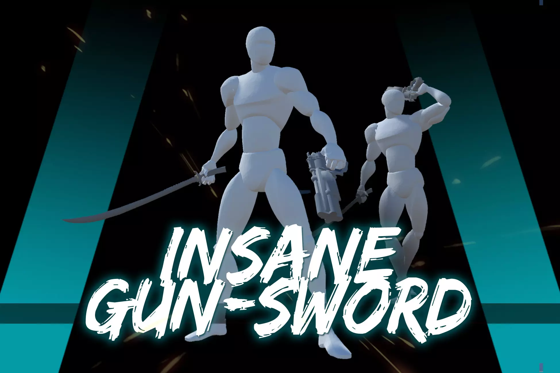 【Unity 动画资产包】Insane Gun Sword AnimSet 提供了多样化的角色战斗动作，包括枪击、剑击、连击、防御以及角色与 ...