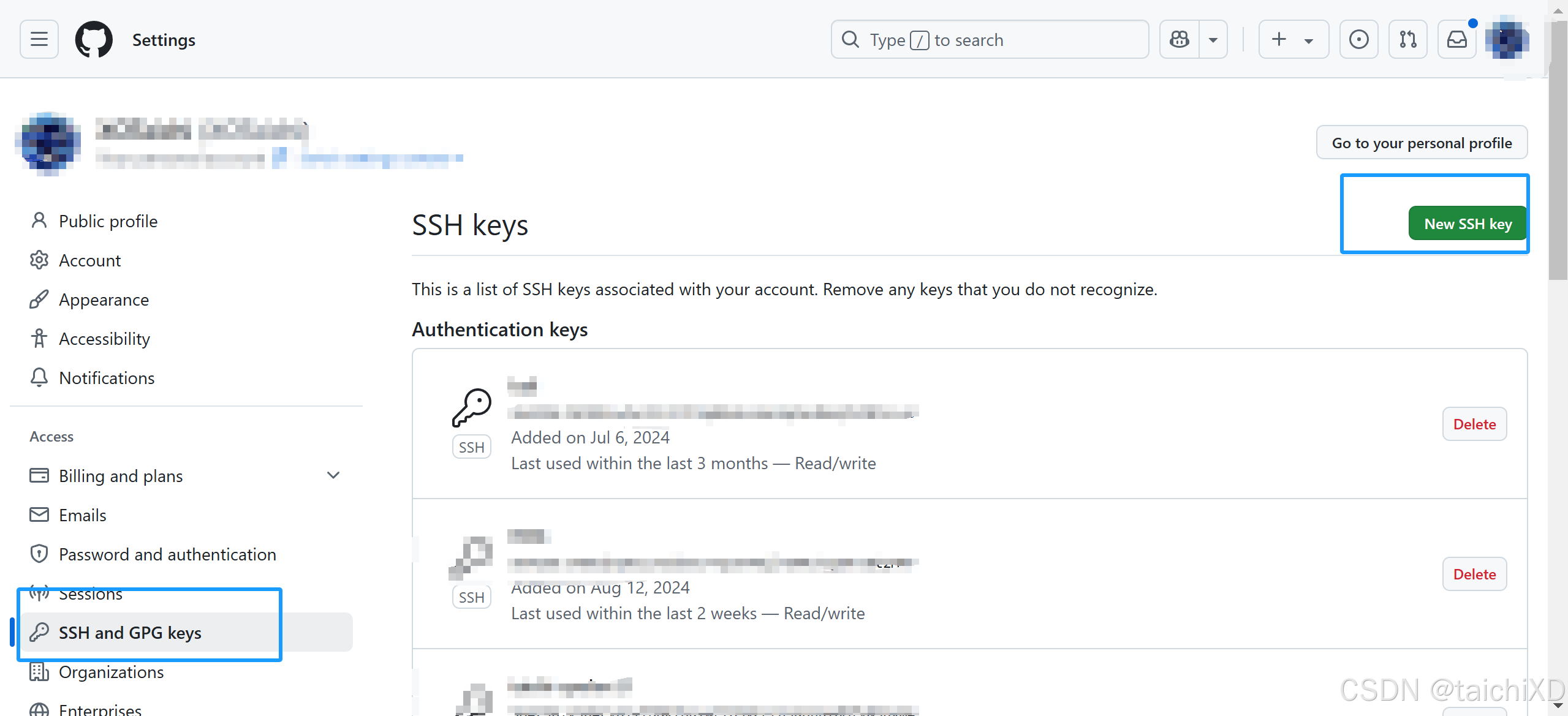 在服务器上配置多个GitHub SSH密钥和Git使用教程_服务器怎么配置git ssh-CSDN博客