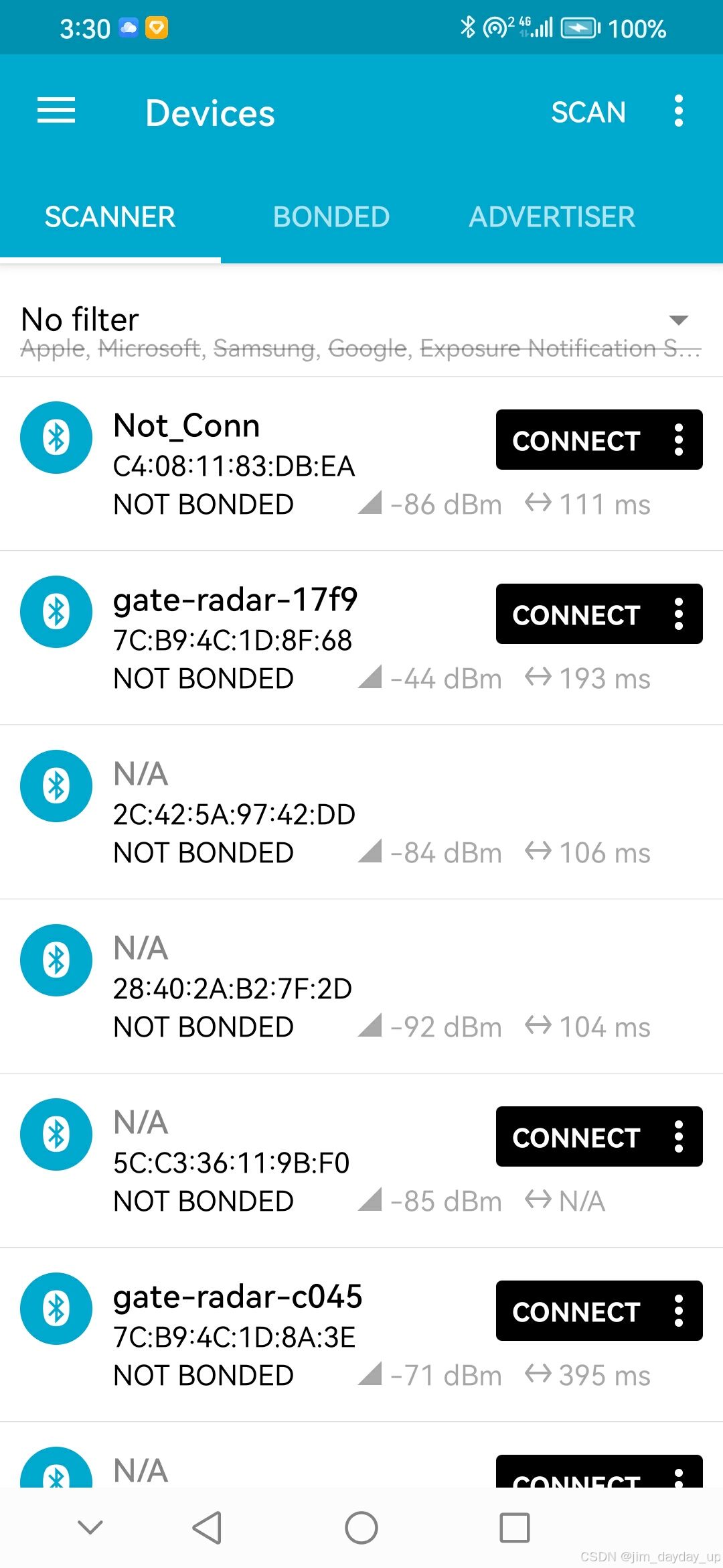 nrf Connect低功耗蓝牙APP 使用教程-CSDN博客