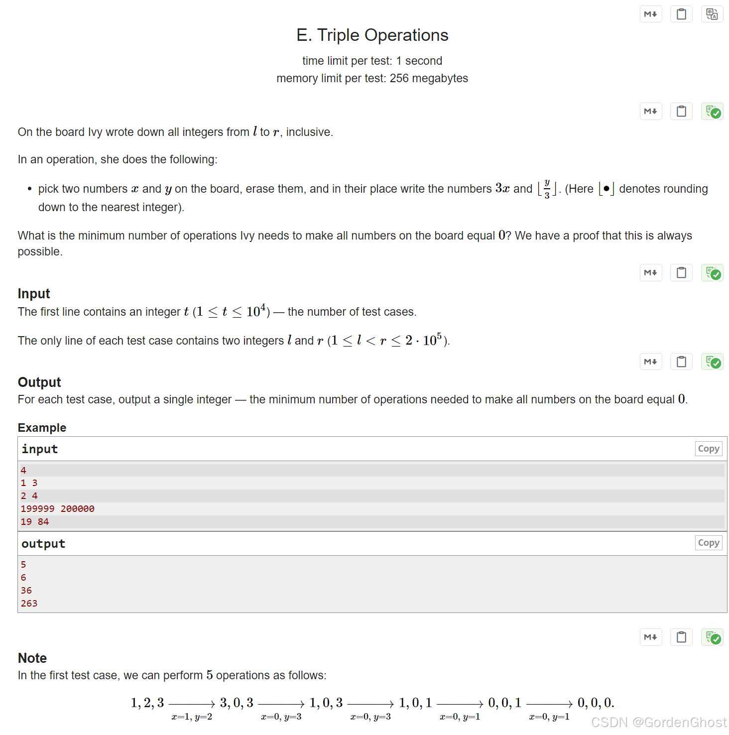 Triple Operations（Round 964）-CSDN博客