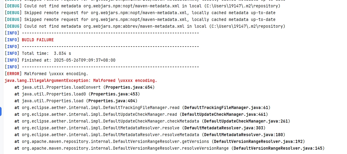 Malformed \uxxxx encoding问题_malformed encoding-CSDN博客