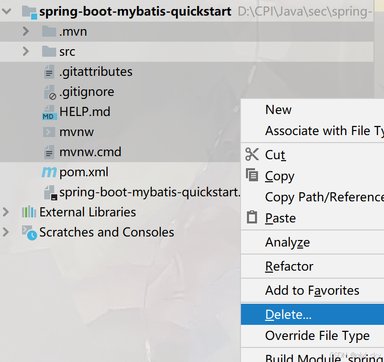 JavaWeb——Mybatis-入门(2/6)-快速入门程序（创建 Spring Boot 工程、引入 MyBatis 依赖并配置、定义 Mapper 接口、进行单元测试）_java ...