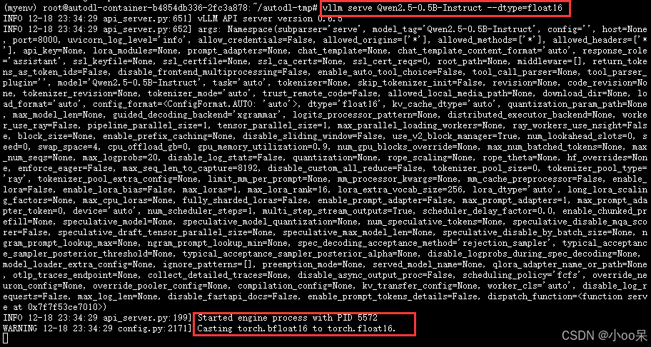 【自然语言处理与大模型】vLLM部署本地大模型_vllm部署本地模型-CSDN博客