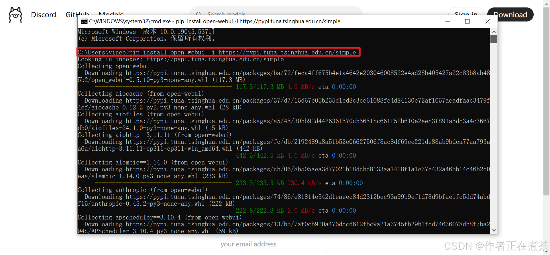 【史上最全的保姆级教程】使用 Ollama+DeepSeek+Open-WebUI 可视化部署_3.12可以安装open webui吗-CSDN博客