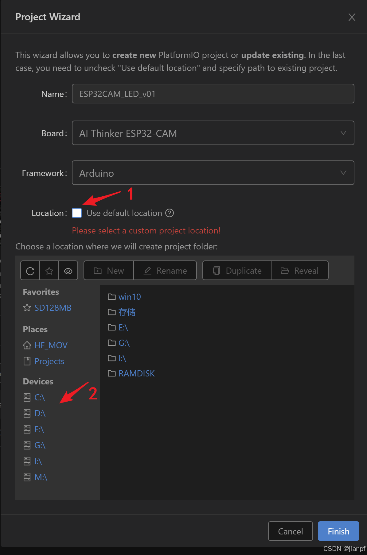 首次vscode的pio Home写arduino代码给esp32cam记录 Csdn博客