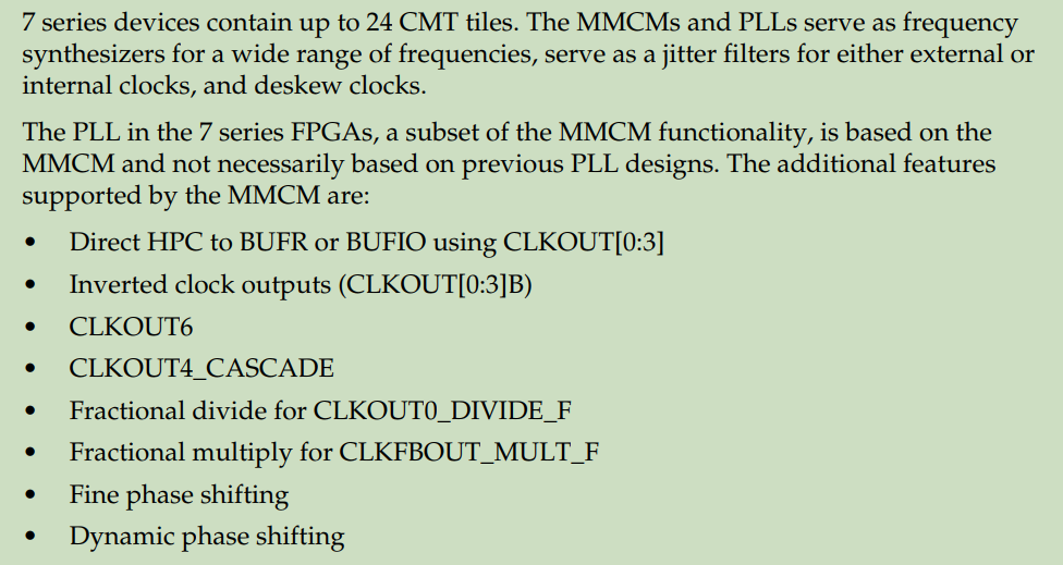MMCM的级联模式_xilinx mmcm级联-CSDN博客