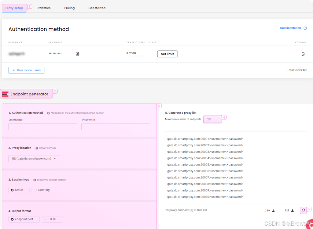 如何在ixBrowser指纹浏览器中添加并使用Smartproxy-CSDN博客