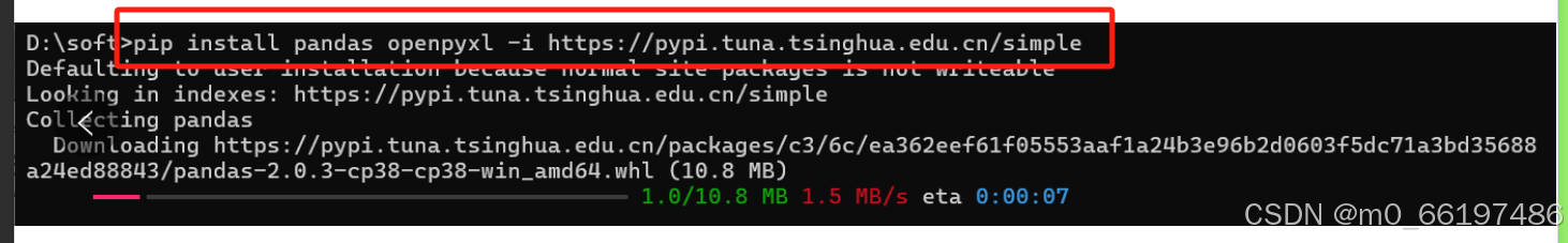 使用pip命令以及加速下载、Pandas与Openpyxl操作Excel的完整指南_pip install pandas openpyxl-CSDN博客