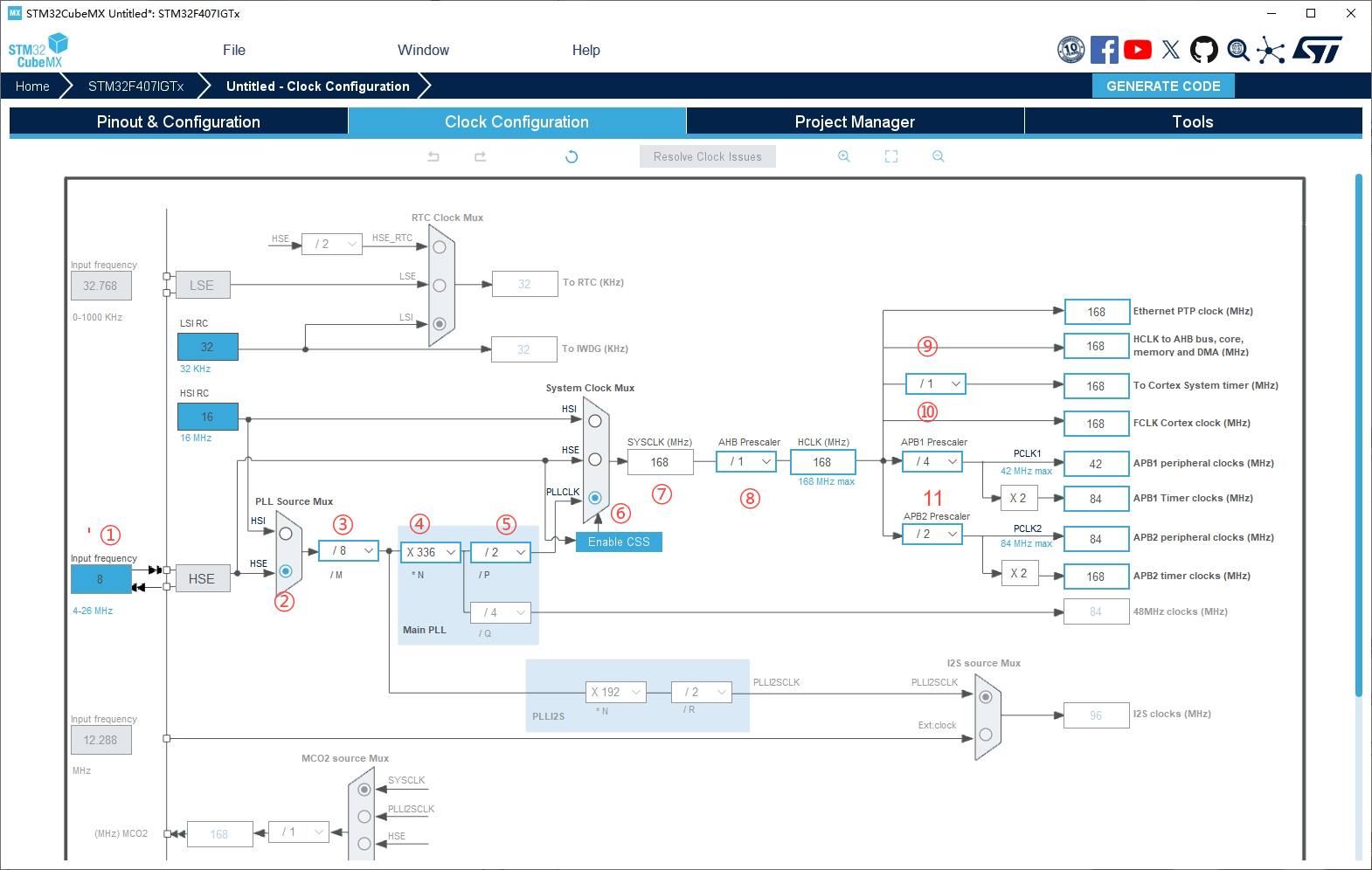 【HAL库】基于STM32F407的CAN通信实现--工程配置_stm32f407 can hal-CSDN博客