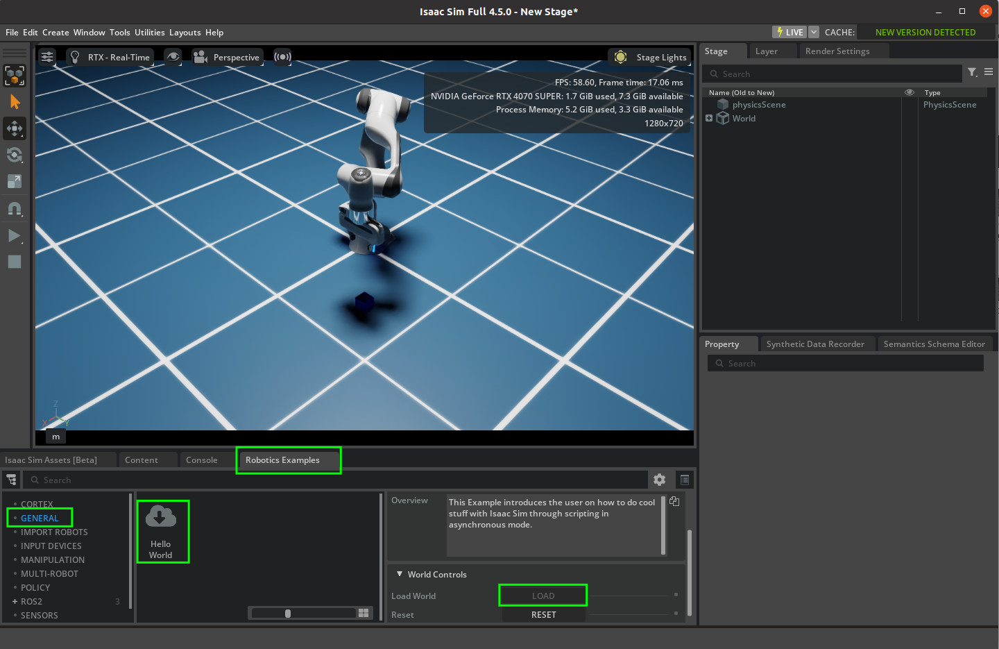 第三章、Isaac sim Python脚本（5）:Core API概述及教程(Adding a Manipulator Robot)_如何在isaacsim中给夹爪增加闭合点-CSDN博客