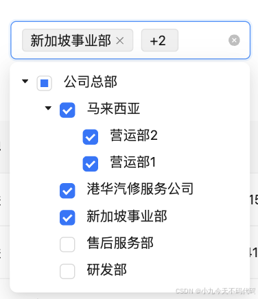 Vue3 + Ant Design Vue 实现多选树形下拉框（TreeSelect）并自定义高度与样式_antdv tree 自定义选中的样式-CSDN博客