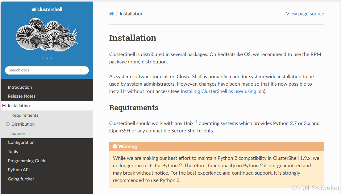 Linux集群管理利器：ClushShell使用详解_clustershell-CSDN博客