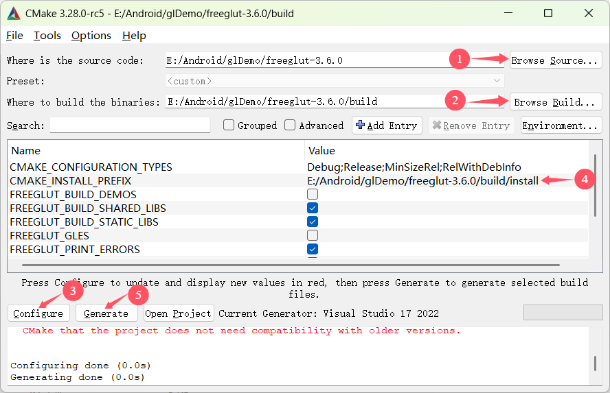 【OpenGL ES】Windows上OpenGL环境搭建_windows opengl-CSDN博客