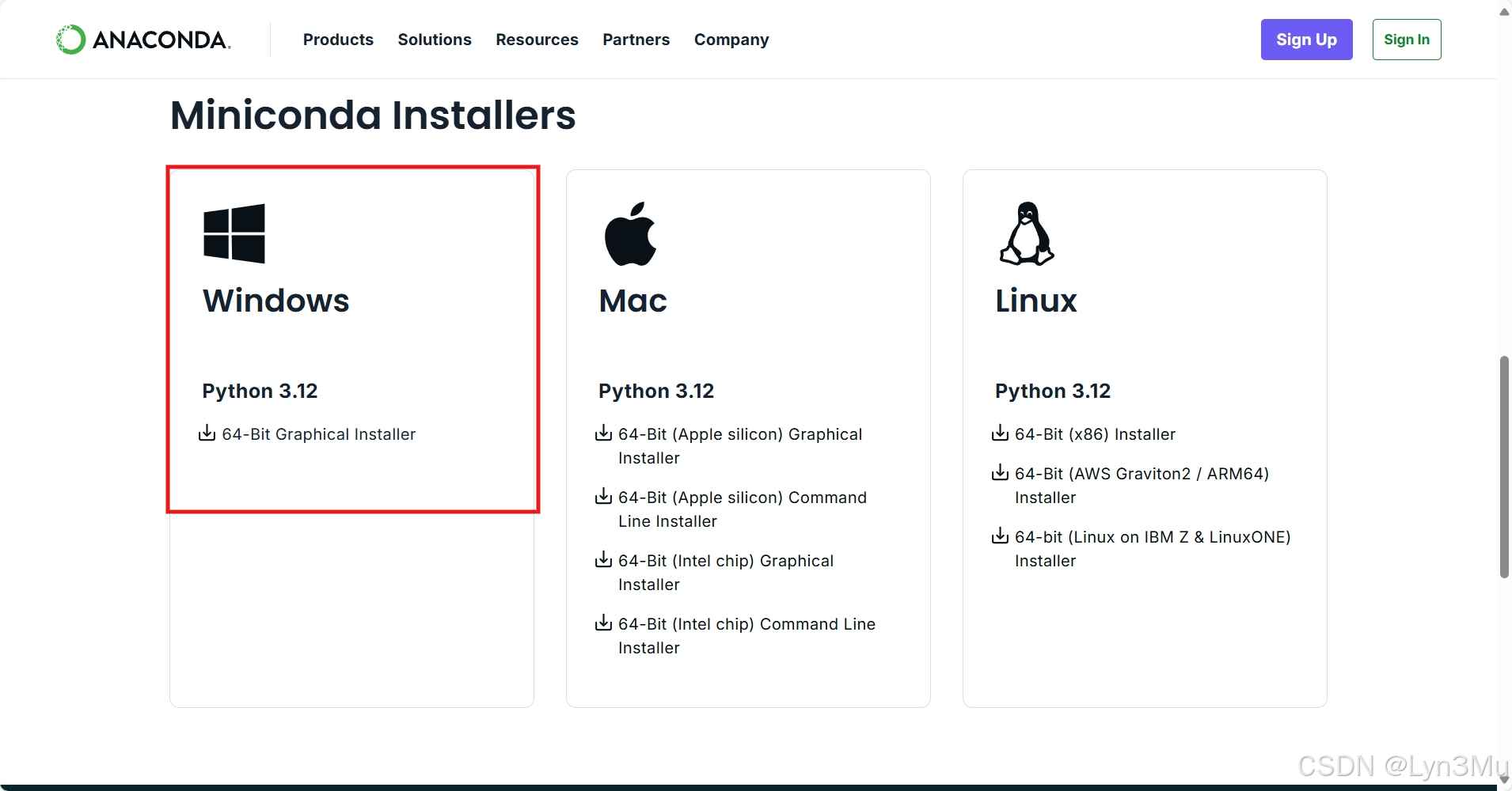 Anaconda/Miniconda安装教程_distribution installers和miniconda-CSDN博客