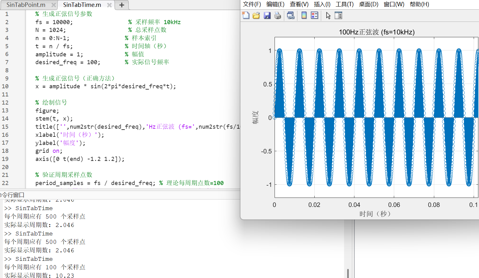MATLAB仿真：ADC采样正弦波采样频率选择（自己遇到过的问题）-CSDN博客