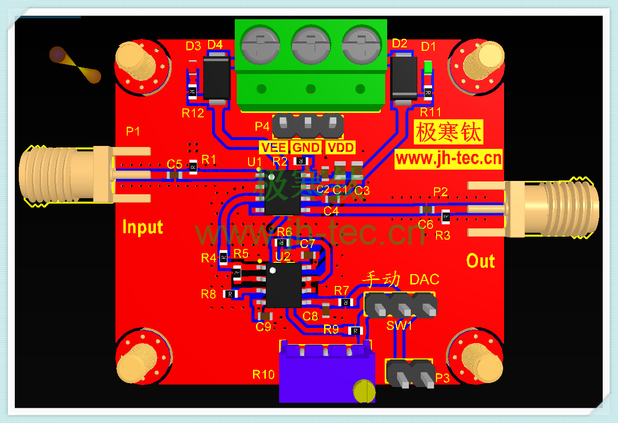 VCA810 AGC/VCA原理图电路图PCB设计以及注意事项_基于vca810压控移相器电路-CSDN博客