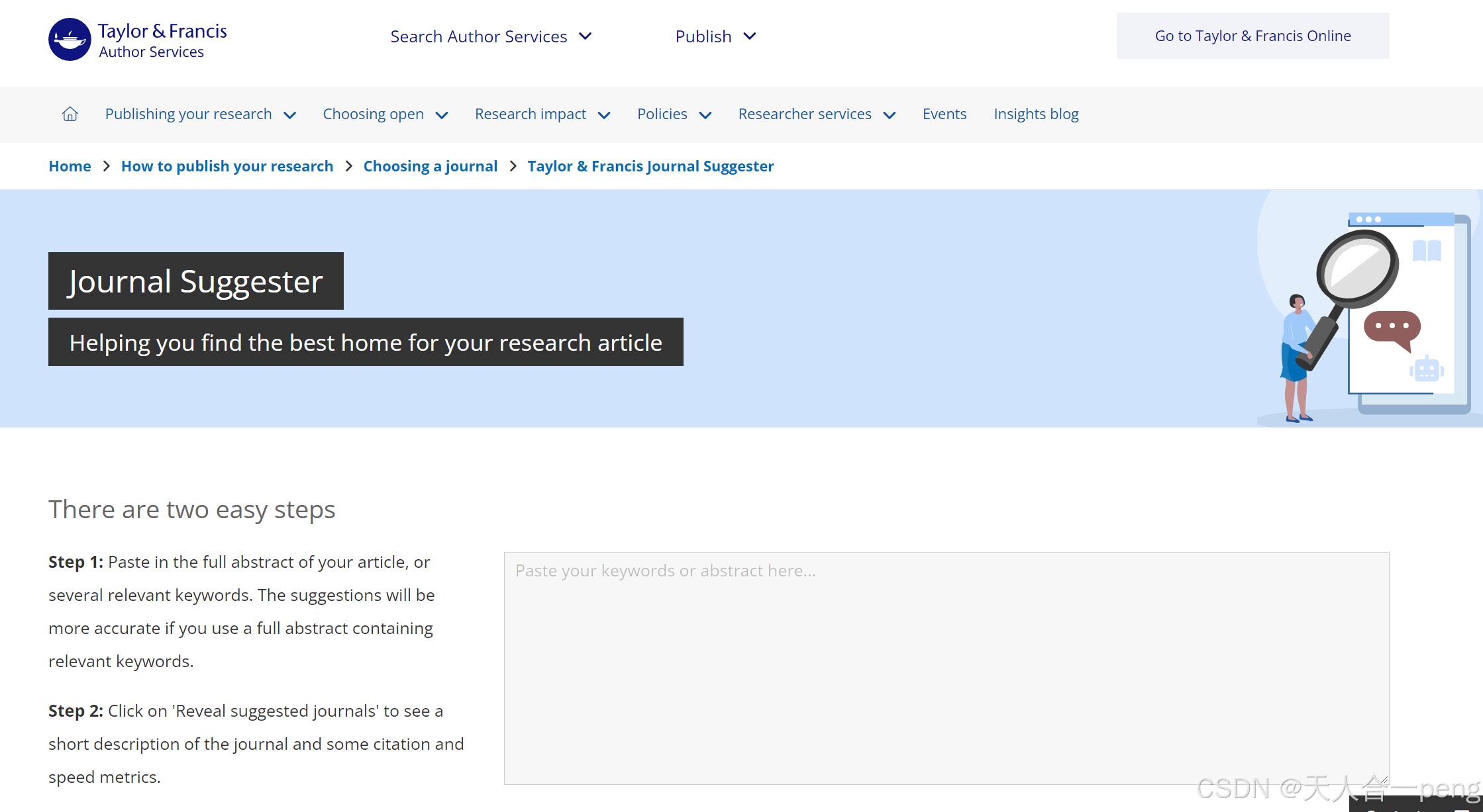 如何寻找适合的投稿SCI期刊2_find the right journal for your research-CSDN博客