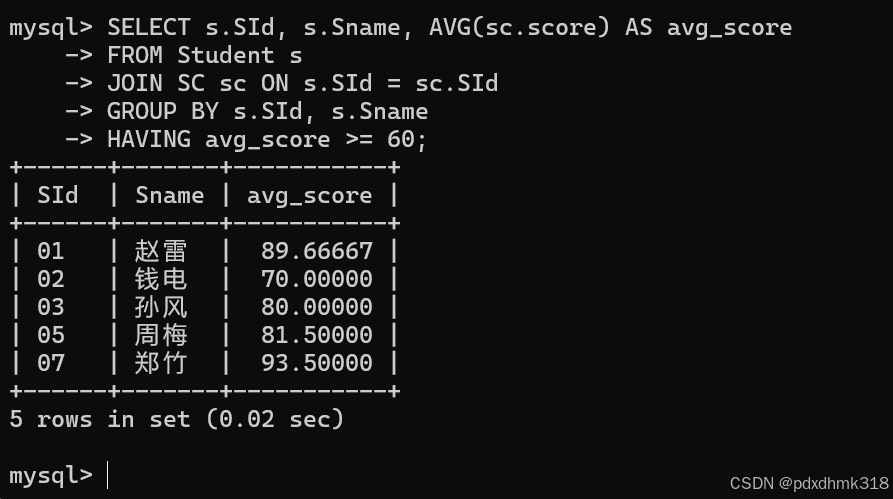 50道SQL练习题-CSDN博客