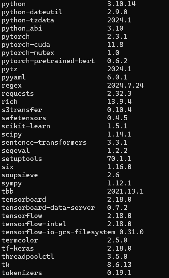 biobert_pytorch在anaconda中调试_you are trying to save a non contiguous tensor: `b-CSDN博客
