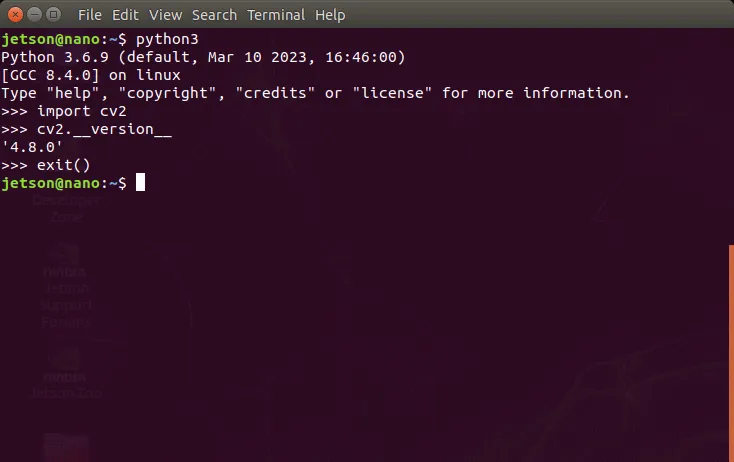 Install OpenCV on Jetson Nano-CSDN博客