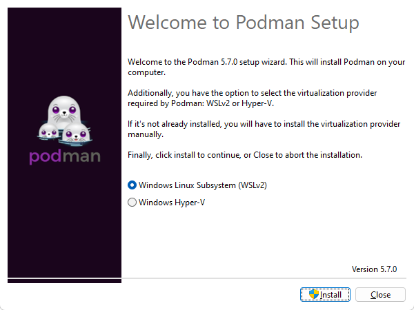 win11安装与使用podman Desktop_podman-desktop安装-CSDN博客