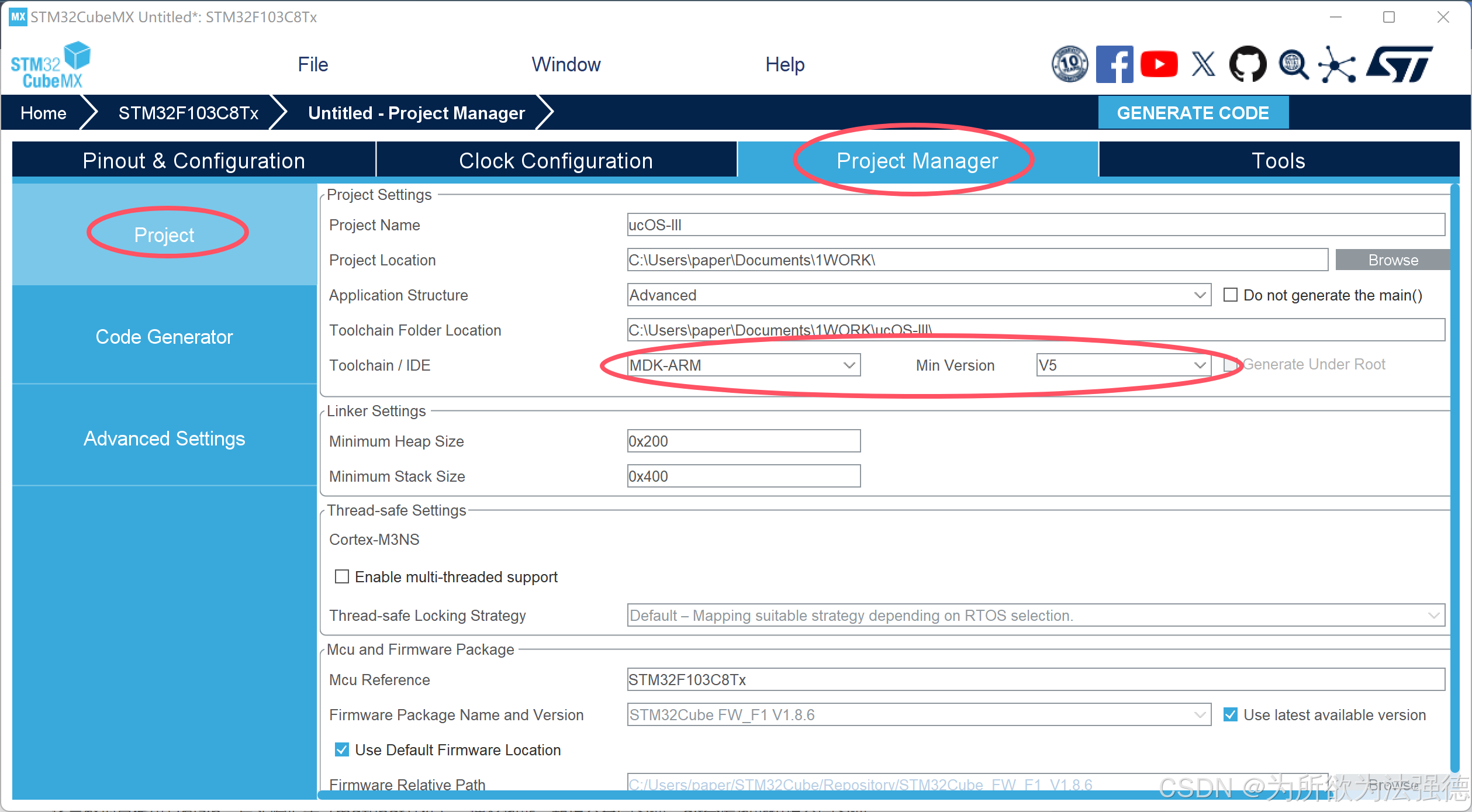 STM32F103C8T6基于HAL库移植uc/OS-II_stm32f103 移植ucosii 系统-CSDN博客