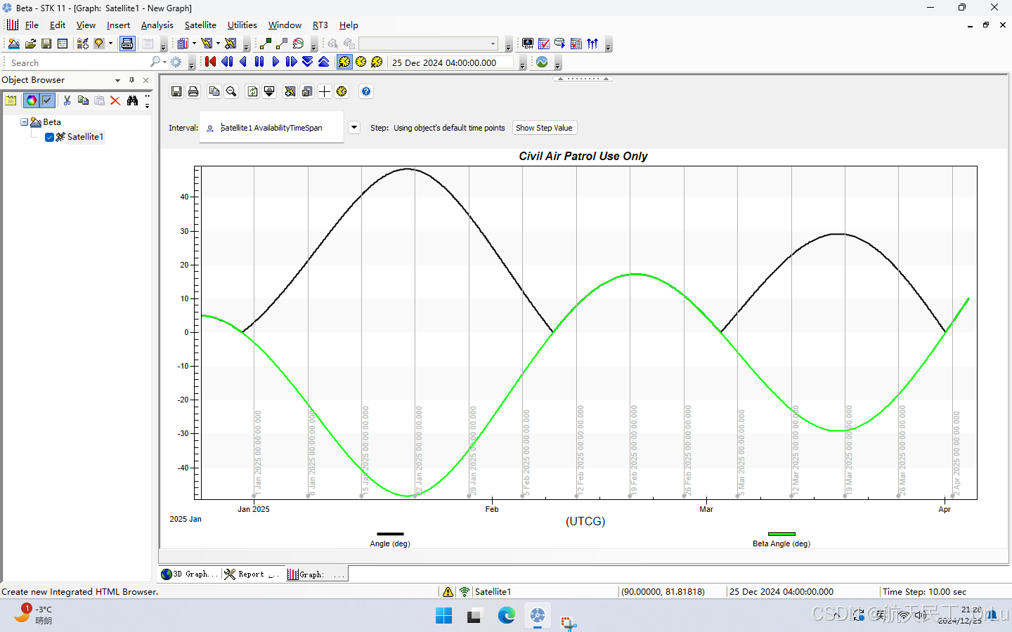 STK功能学习---近地轨道卫星阳光直射β角仿真_卫星β角-CSDN博客