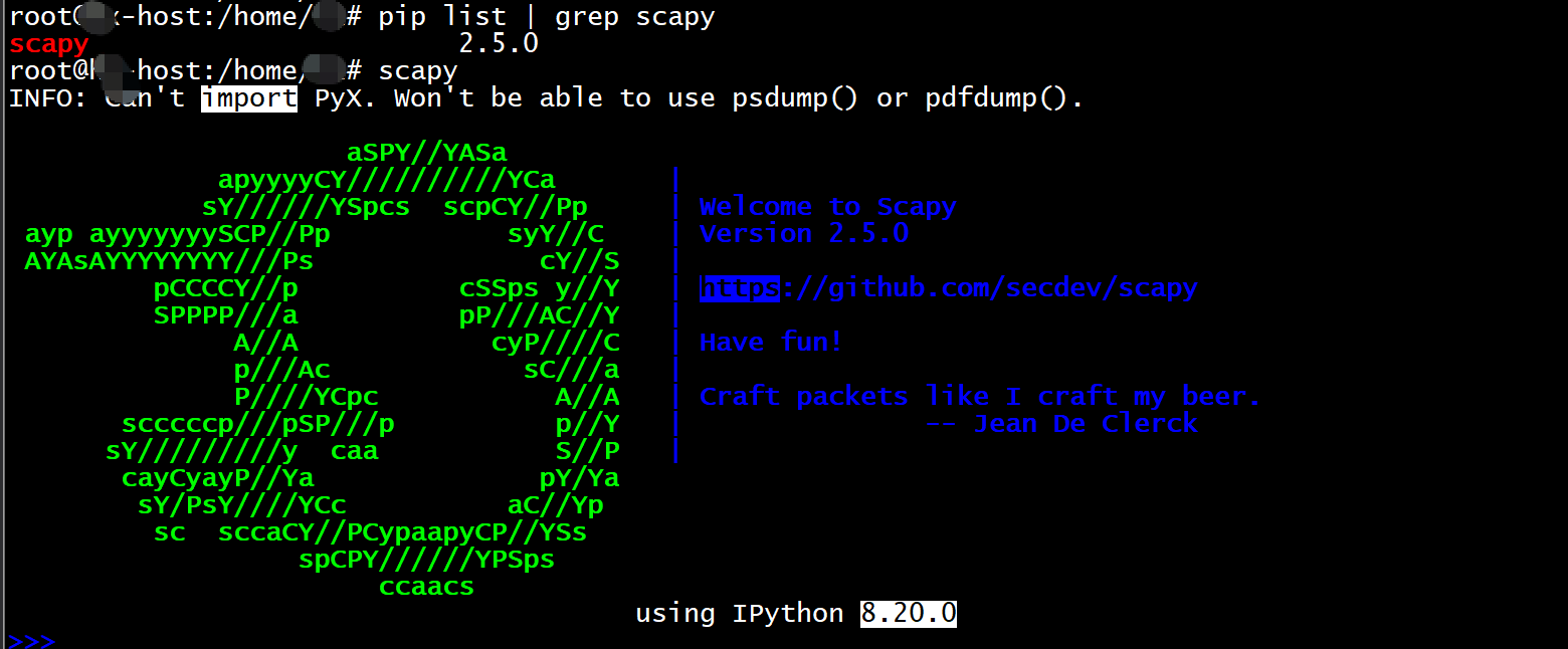 【Scapy】Scapy详细安装教程、功能介绍、快速上手-CSDN博客