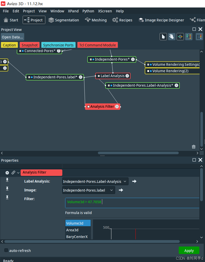 一、Avizo连通孔隙和孤立孔隙分析-CSDN博客