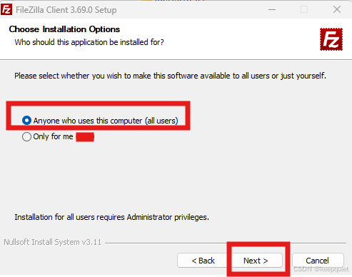 FTP软件工具FileZilla客户端下载安装_filezilla client-CSDN博客