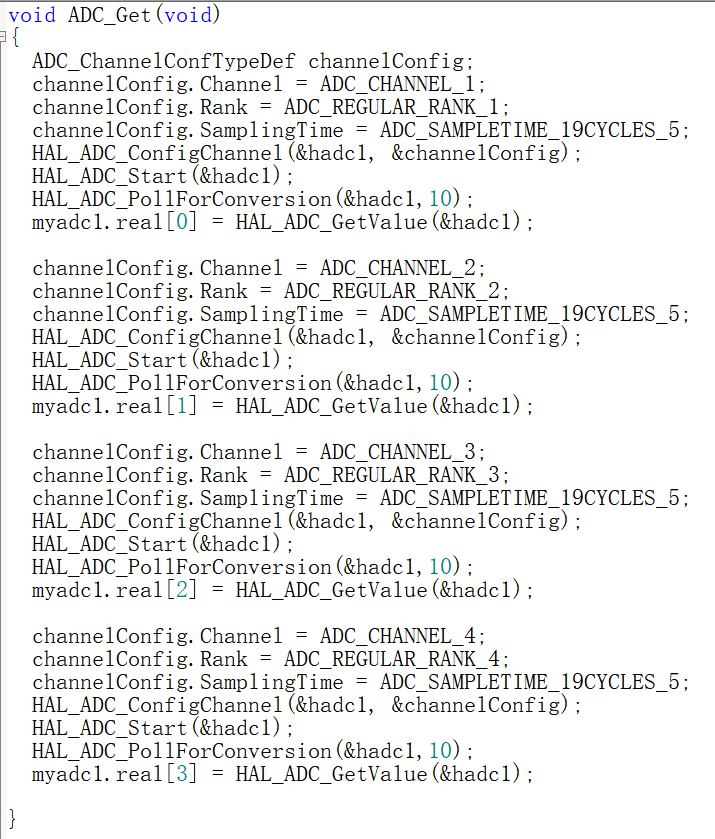 ADC多通道采样非DMA搬运--Stm32CubeMx_stm32 cubemx配置adc采样多通道-CSDN博客