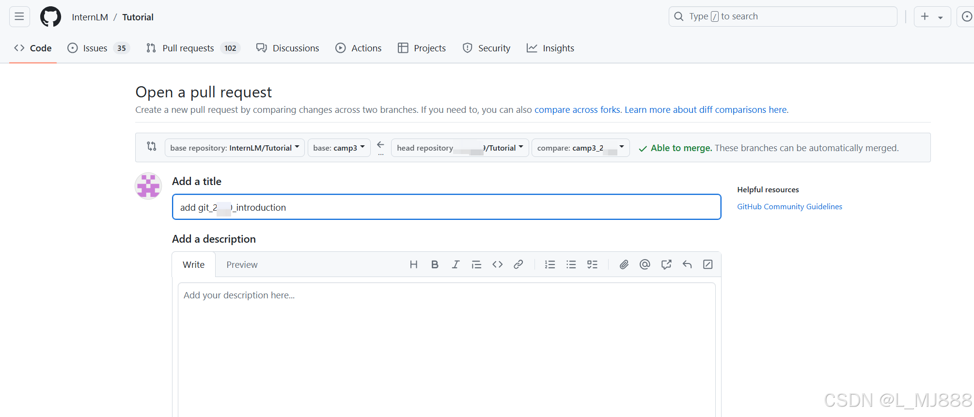 Intern实战营-L0-Git-CSDN博客