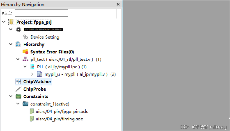 [米联派-安路飞龙DR1-FPSOC] FPGA基础篇连载-02使用安路TD开发工具创建FPGA工程_dr1m90geg484-CSDN博客