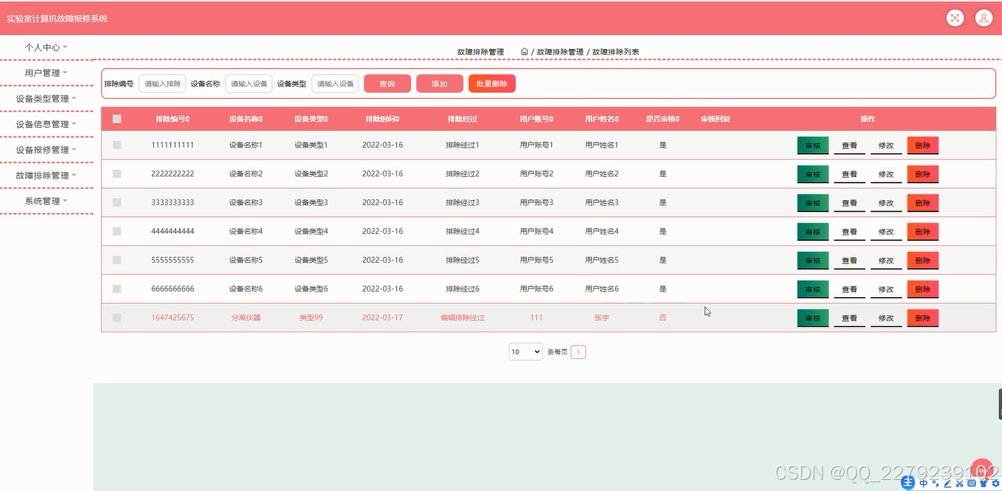 基于java Ssm实验室计算机设备故障报修系统（源码文档运行视频讲解视频）基于ssm的高校实验室设备故障报修综合管理平台代码 Csdn博客