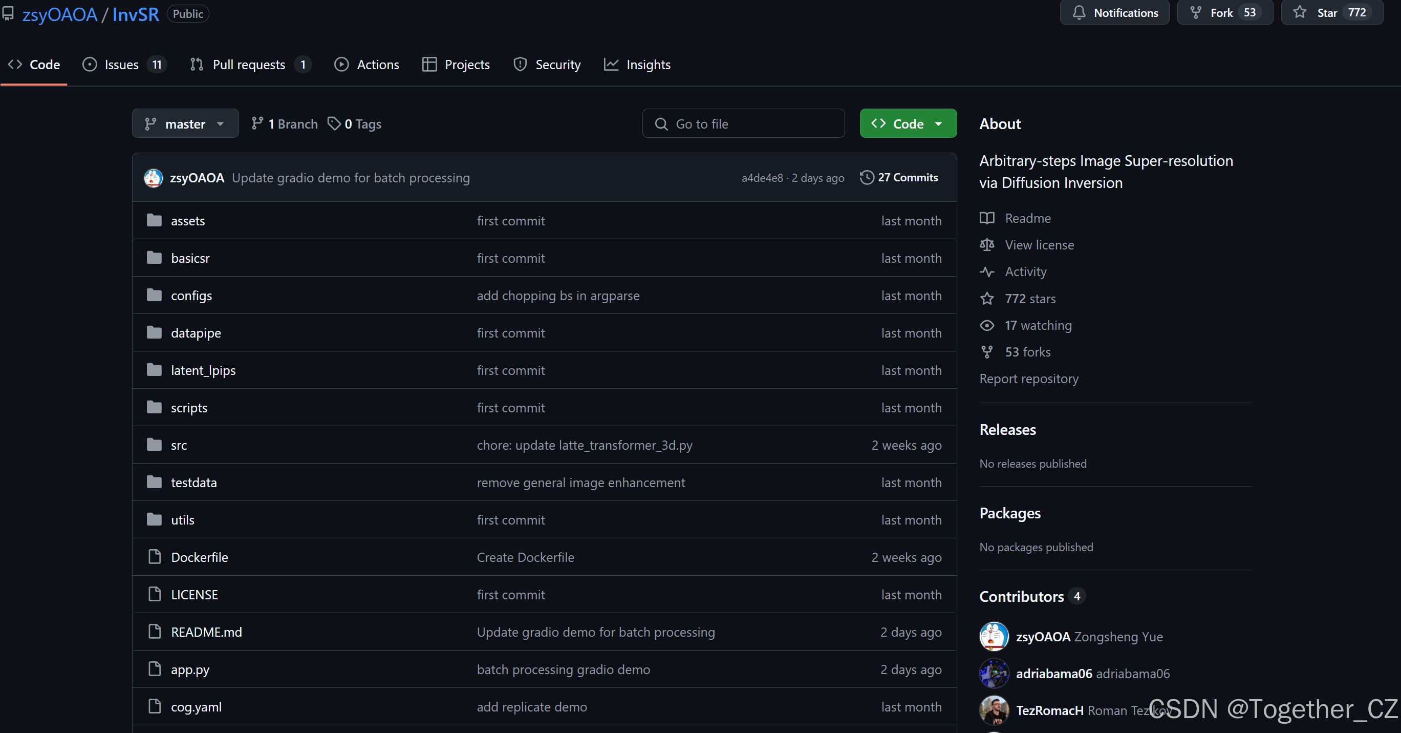 Arbitrary-steps Image Super-resolution via Diffusion Inversion——图像超分辨率技术：基于扩散反演的任意步长方法-CSDN博客