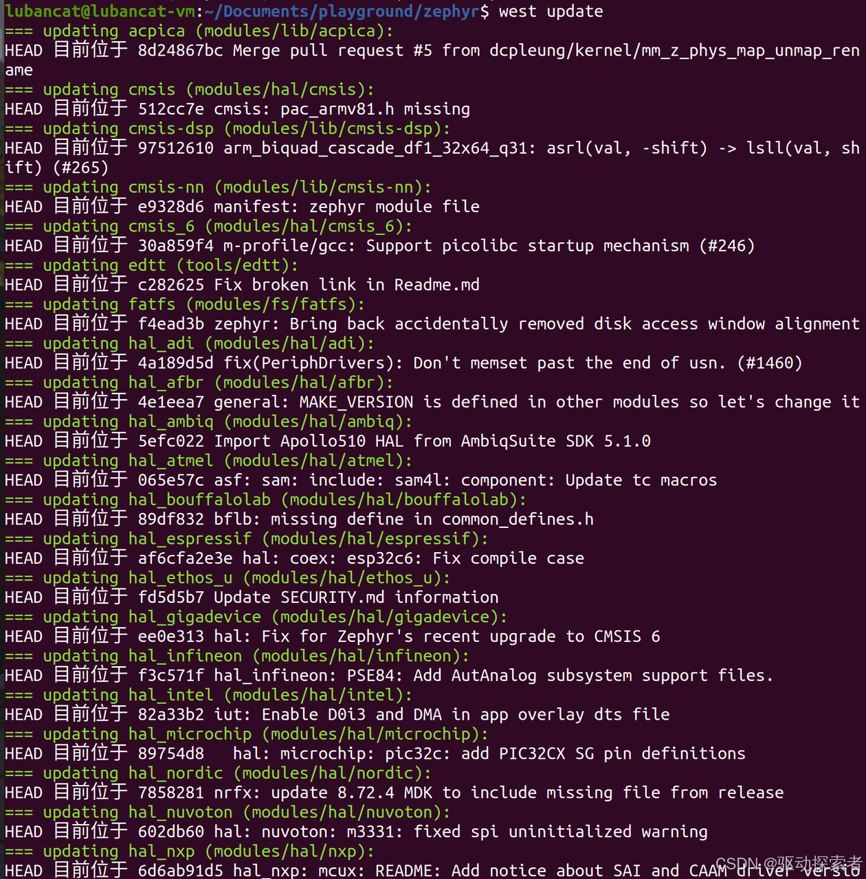 Zephyr rtos 从拉代码到 qemu 运行-CSDN博客