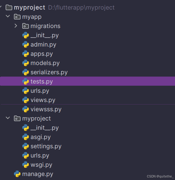 flutter项目本机通过django获取MySQL数据库中的数据_django后端开发连接数据库,flutter项目-CSDN博客