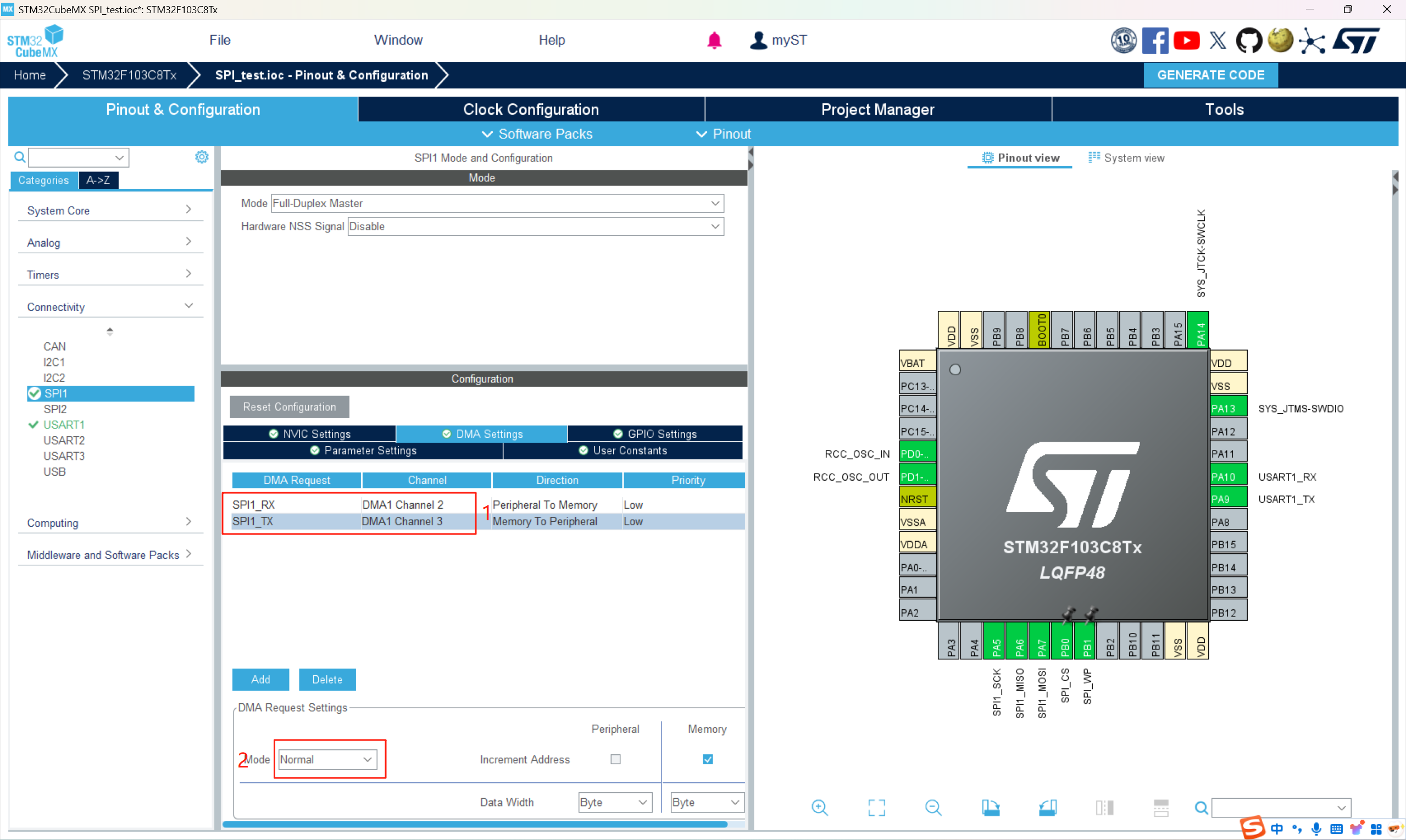 【STM32CubeMX学习指南---SPI之DMA】_stm32cubemx spi dma-CSDN博客