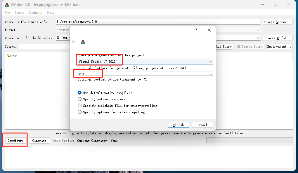 Win11中CMake+VS2022编译OpenCV+OpenCV_Contrib_win11 编译opencv-CSDN博客