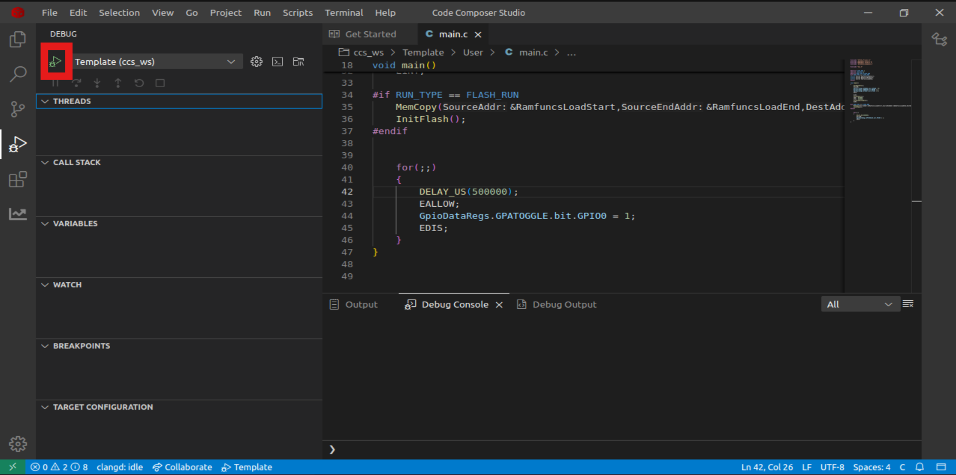 CCS F28335模板工程搭建_ccs新建工程-CSDN博客